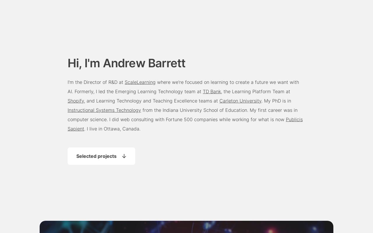 Andrew Barrett's Personal Site